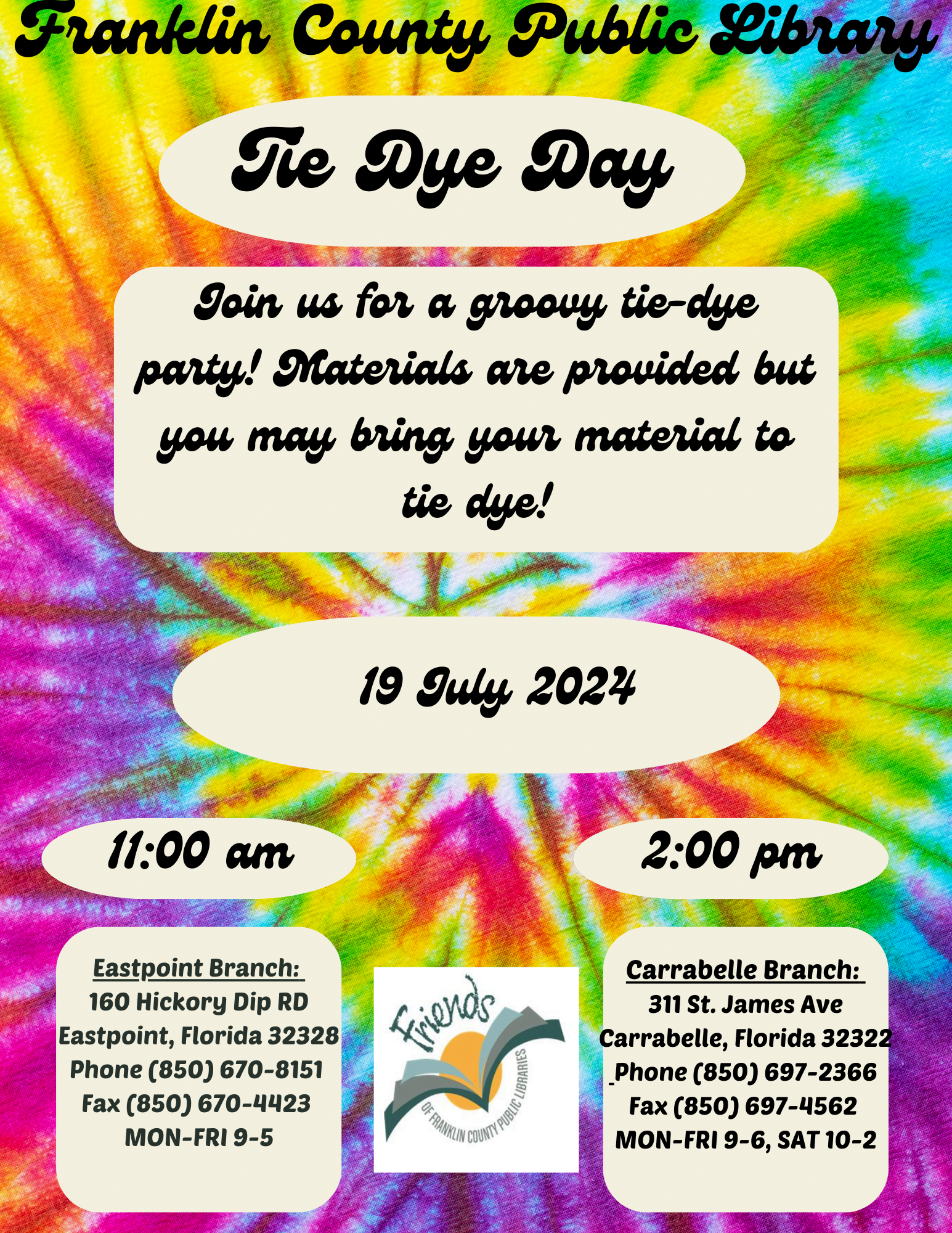 Week 6 Summer Reading at Carrabelle Library: Paint Native Flowers, DIY ...